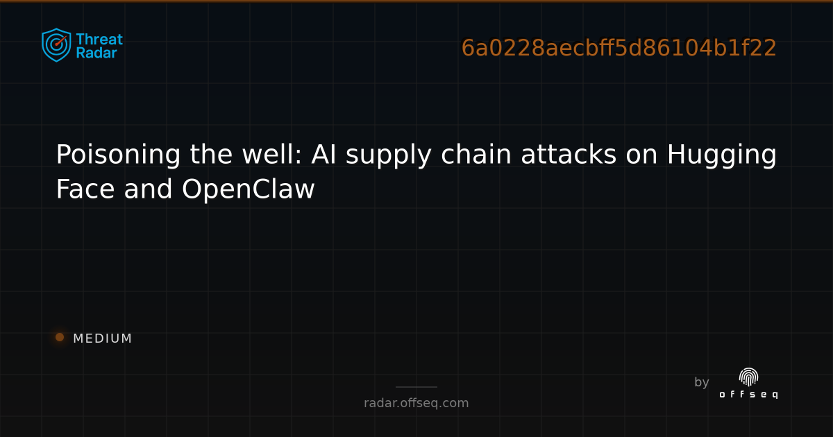 Poisoning the well: AI supply chain attacks on Hugging Face and ...