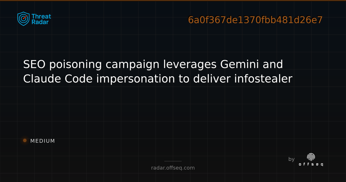 SEO poisoning campaign leverages Gemini and Claude Code impersonation ...